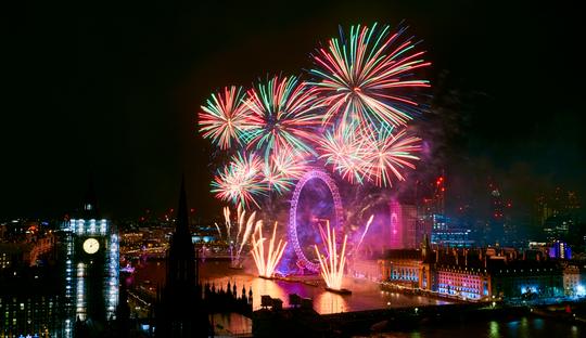 London Eye Fireworks: Spectacular New Year's Eve Celebration